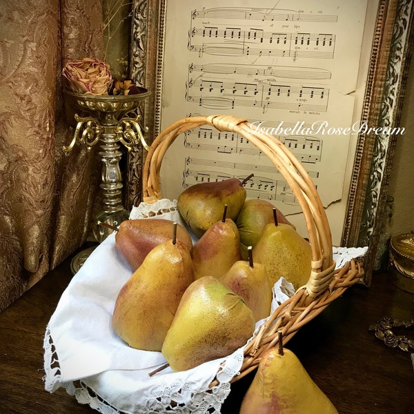 Painted Pears - Etsy