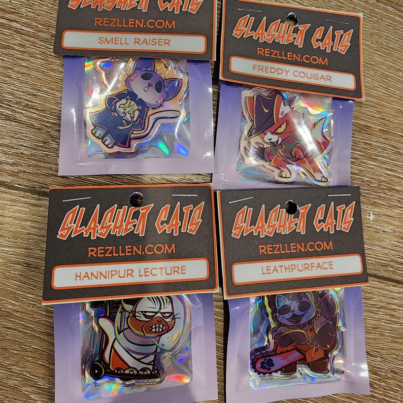 Slasher Cat Charms - Etsy