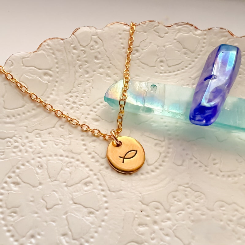 Ichthus Necklace - Etsy