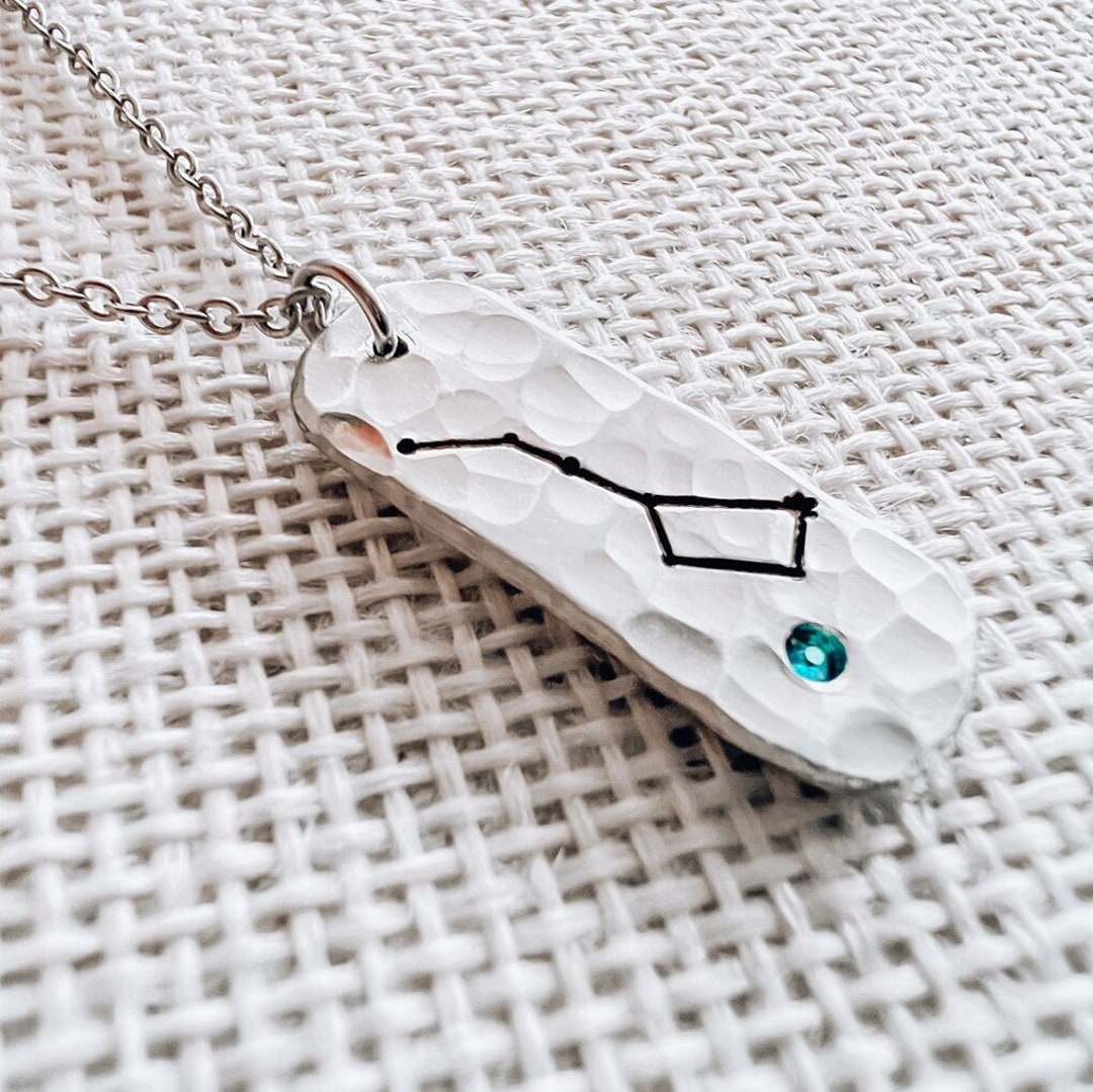 Ursa Minor Necklace, Little Dipper Constellation, Birthmonth Jewelry - Etsy