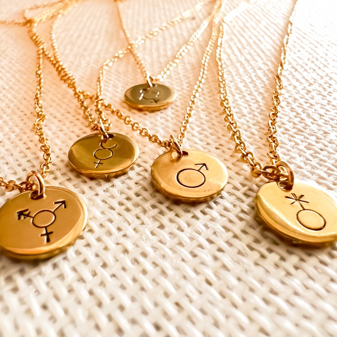 Gender Identity Necklace for Coming Out, LGBTQIA, Gender Fluid, Non ...