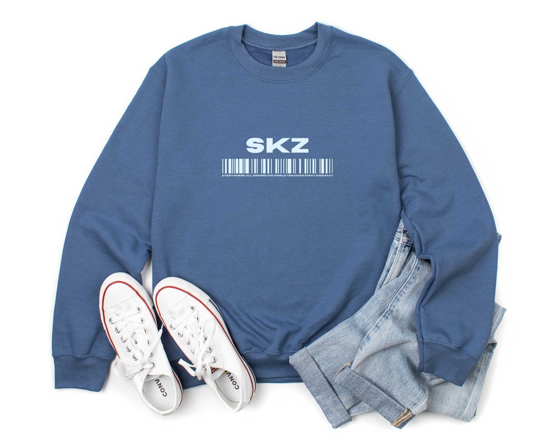 Stray Kids Barcode Sweatshirt || SKZ Everywhere All Around the World - Etsy