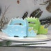 10x Kids Party Birthday Dino Box 16x4x8 Handle Blue Green Pink - Etsy