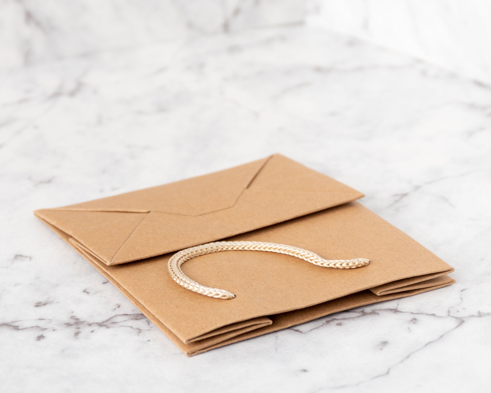 50x Kraft Brown Paper Carry Bags With Handle Wedding Party | Etsy