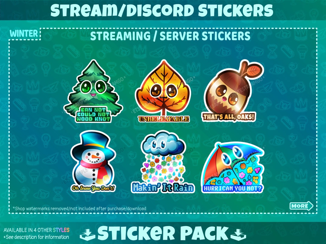 Twitch Stickers, Kick Stickers, Stream Stickers, Youtube Overlays ...