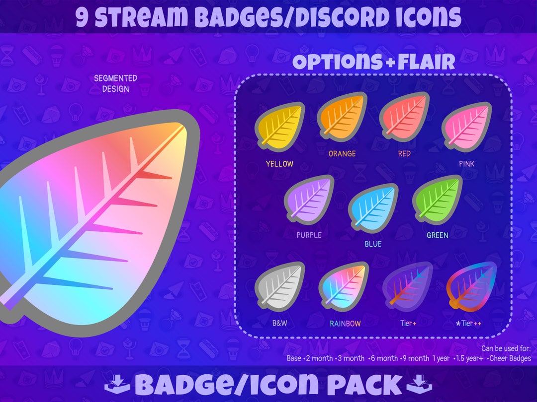 Twitch Nature Badges, Youtube Nature Badges, Kick Streamer Badges, Sub ...