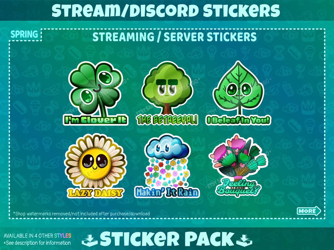 Twitch Stickers, Kick Stickers, Stream Stickers, Youtube Overlays ...