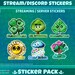 Twitch Stickers, Kick Stickers, Stream Stickers, Youtube Overlays ...