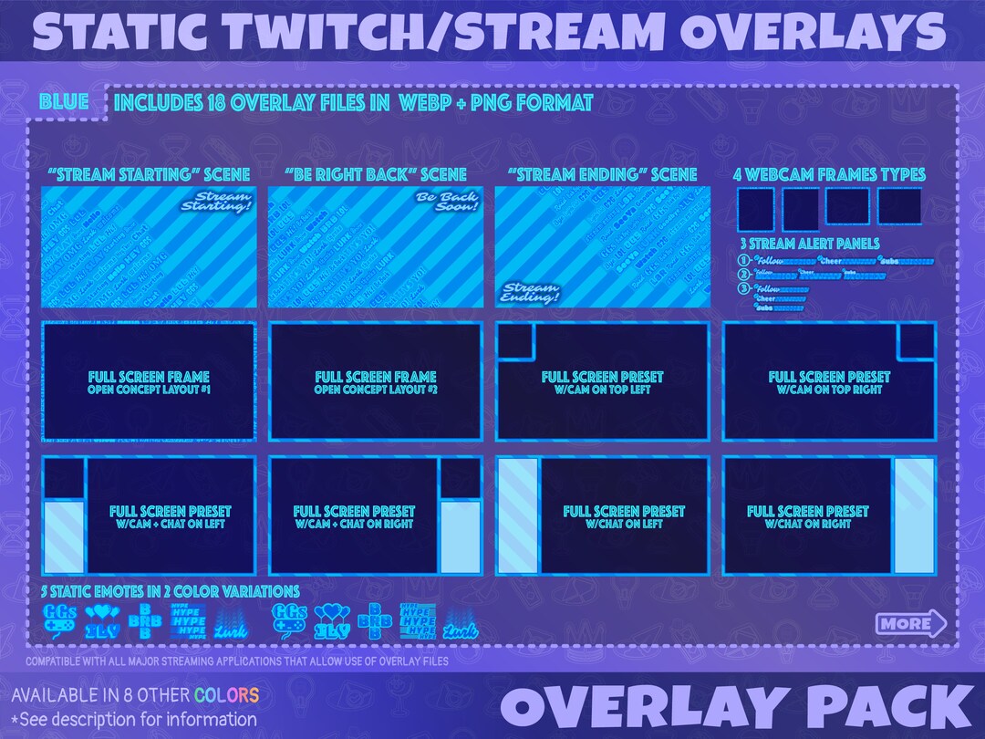Twitch overlays, Kick overlays, Twitch screens, Stream overlays, Twitch ...