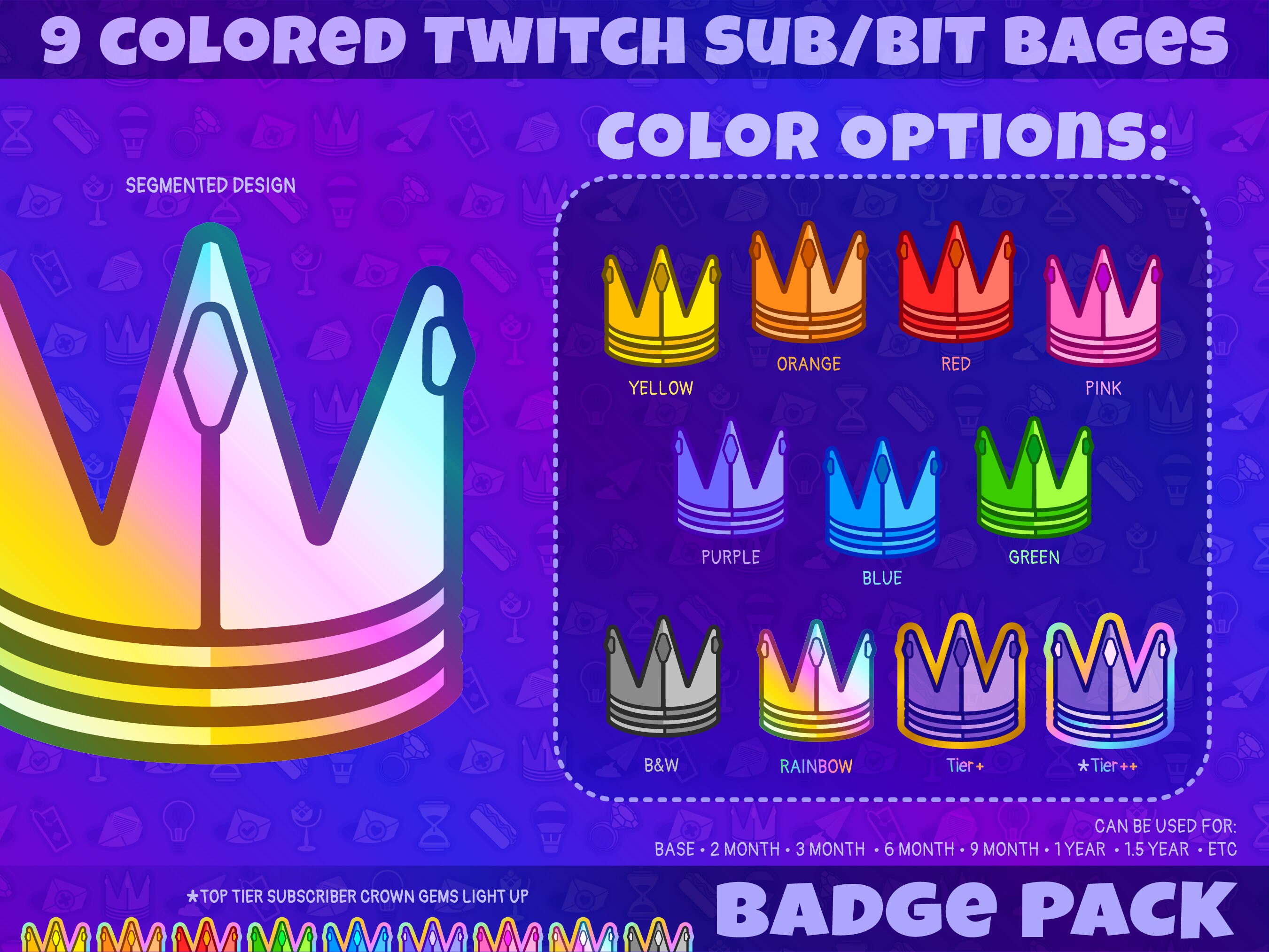 Twitch Badge, Kick Badge, Twitch Badges, Sub Badge, Subscriber Badge ...
