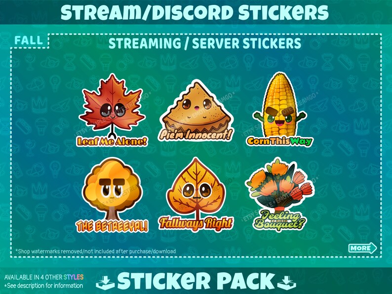 Twitch Stickers, Discord Stickers, Stream Stickers, Youtube Overlays ...