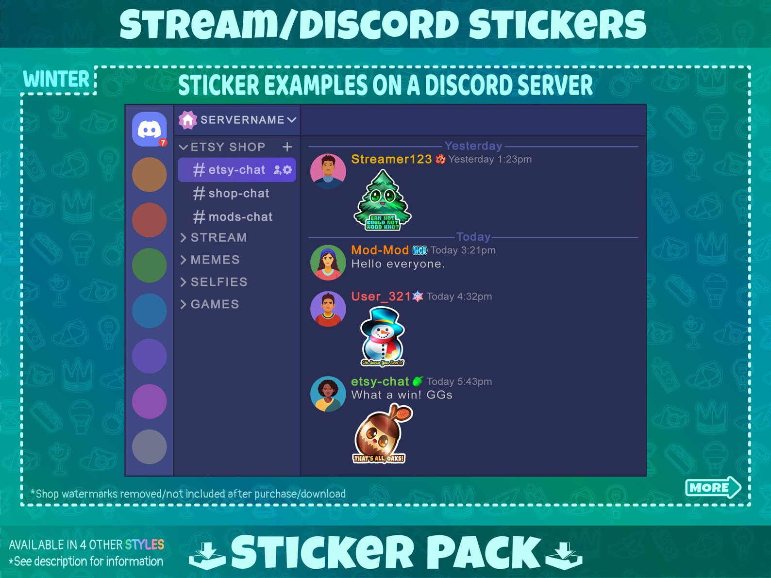 Twitch Stickers, Kick Stickers, Stream Stickers, Youtube Overlays ...