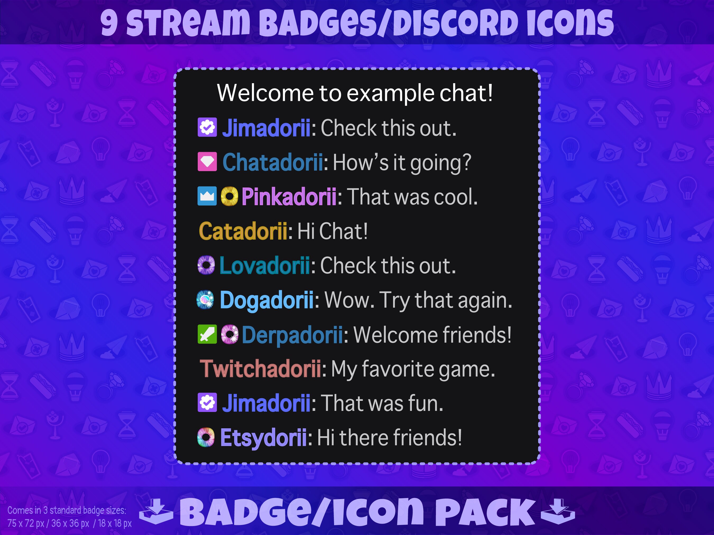 Twitch Badge, Youtube Badge, Kick Badge, Discord Badges, Kick Badges ...