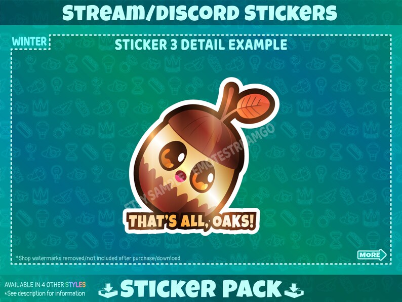 Twitch Stickers, Kick Stickers, Stream Stickers, Youtube Overlays ...