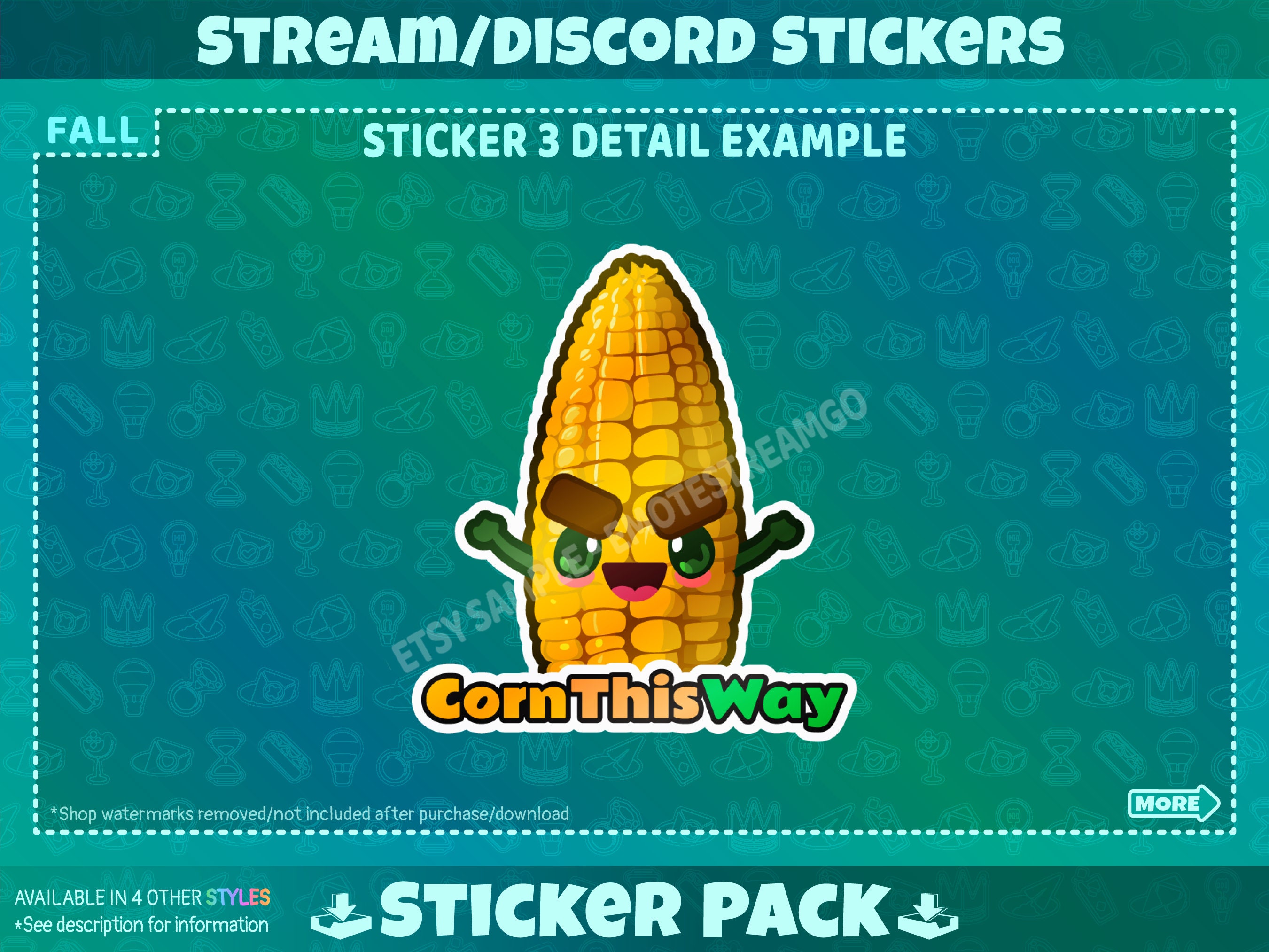 Twitch Stickers, Discord Stickers, Stream Stickers, Youtube Overlays ...