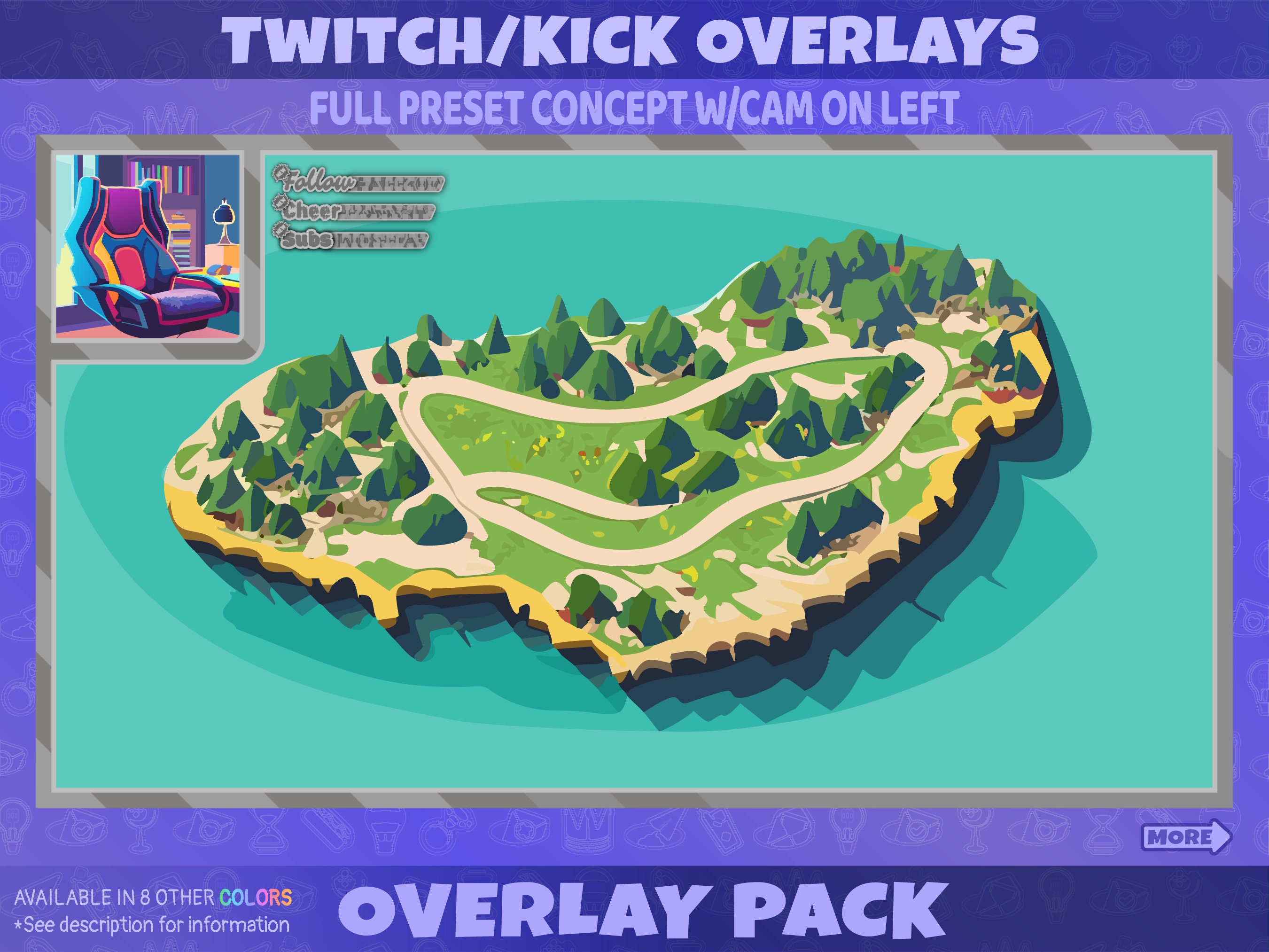 Gray Stream Overlay, Kick Stream Bundle, Youtube Art, Stream Overlays ...