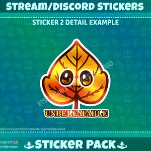 Twitch Stickers, Kick Stickers, Stream Stickers, Youtube Overlays ...