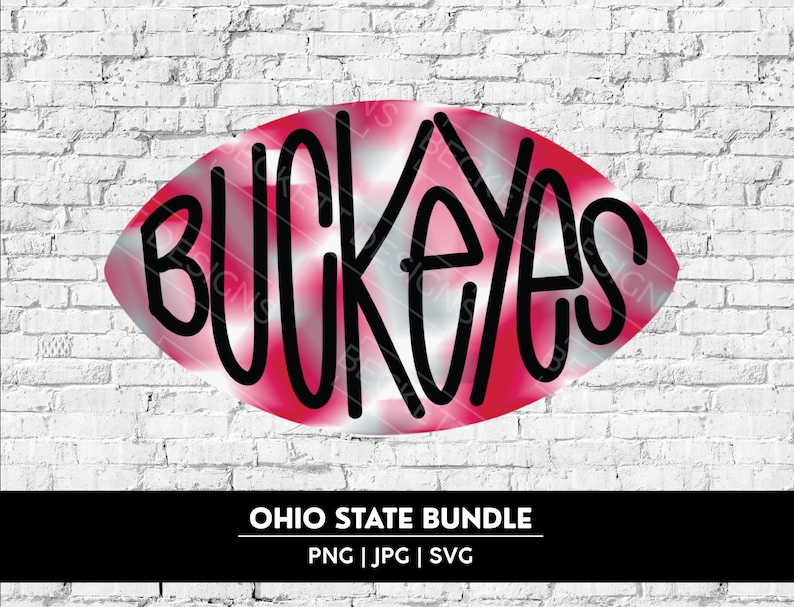 Ohio State Buckeyes SVG Bundle: Hand-drawn Designs (digital Download ...