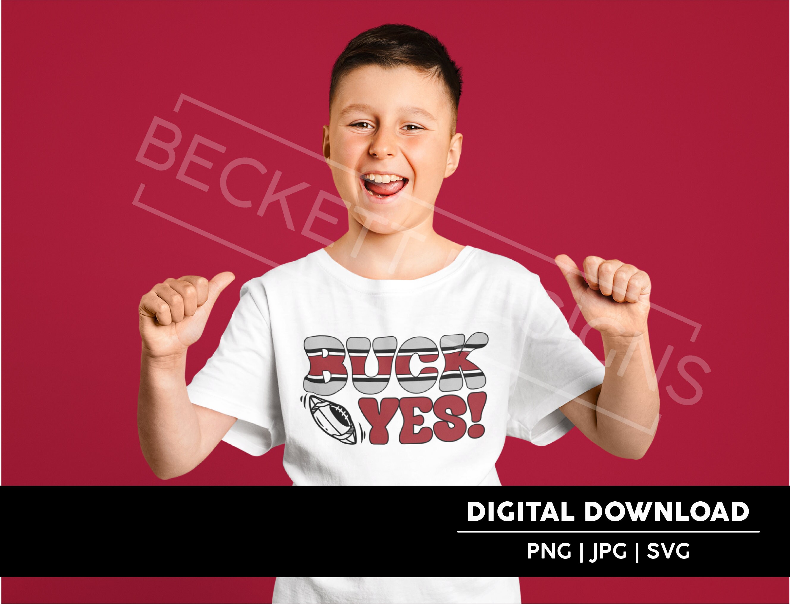 Buck Yes Cut File | Svg | JPG | PNG | Digital Download | Cricut ...