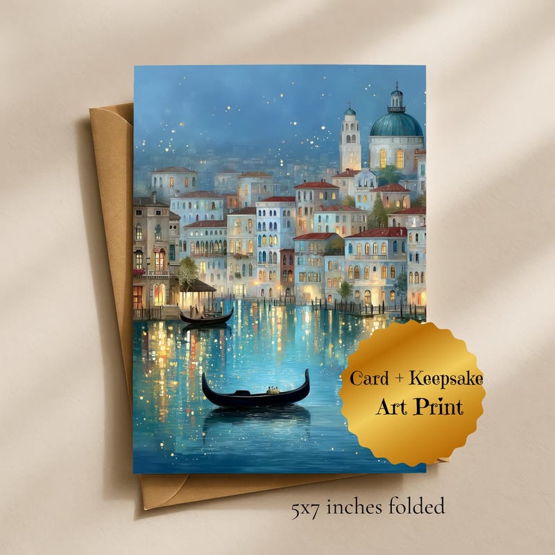 Anniversary Card Venice - Etsy