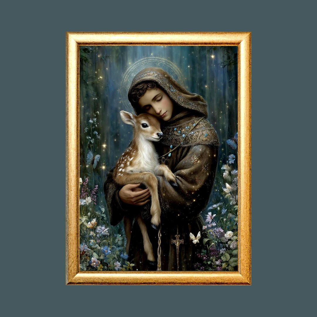 Saint Francis of Assisi Poster: Catholic Home Decor (digital Download ...