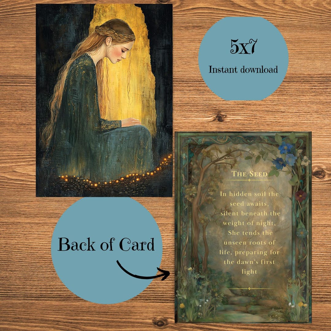 Wisdom of Persephone Oracle Card- Goddess Guidance and Reflection Card ...