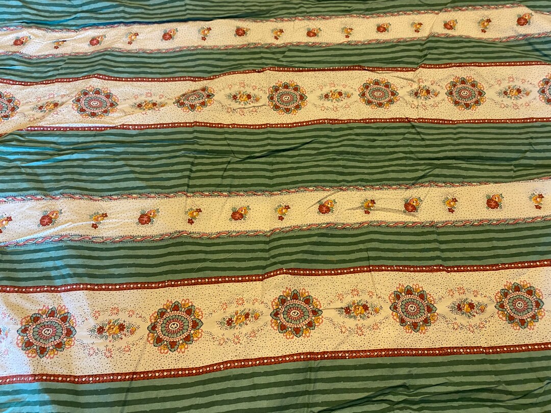 Vintage French Provincial Cotton Fabric Lovely Design and Colors - Etsy