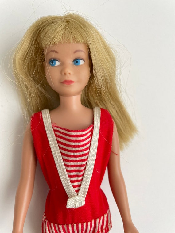 Original Vintage 1963 Blonde Skipper Doll Barbie Mattel Red - Etsy Canada