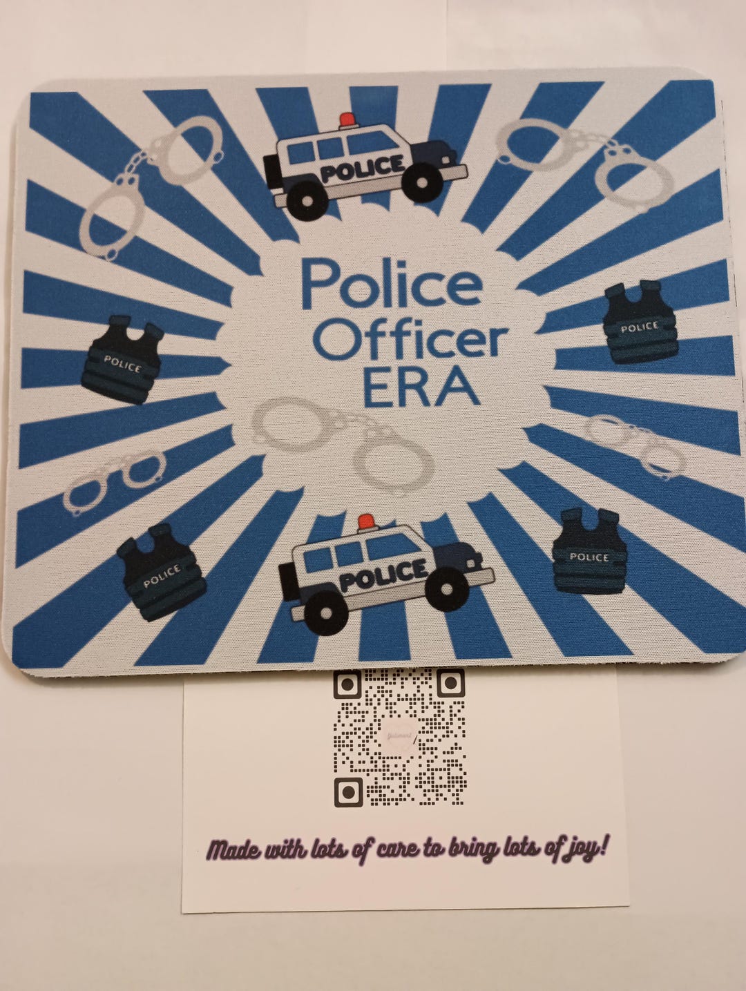 Mouse Pad Police Officer Era Great Gift Birthday Handmade - Etsy