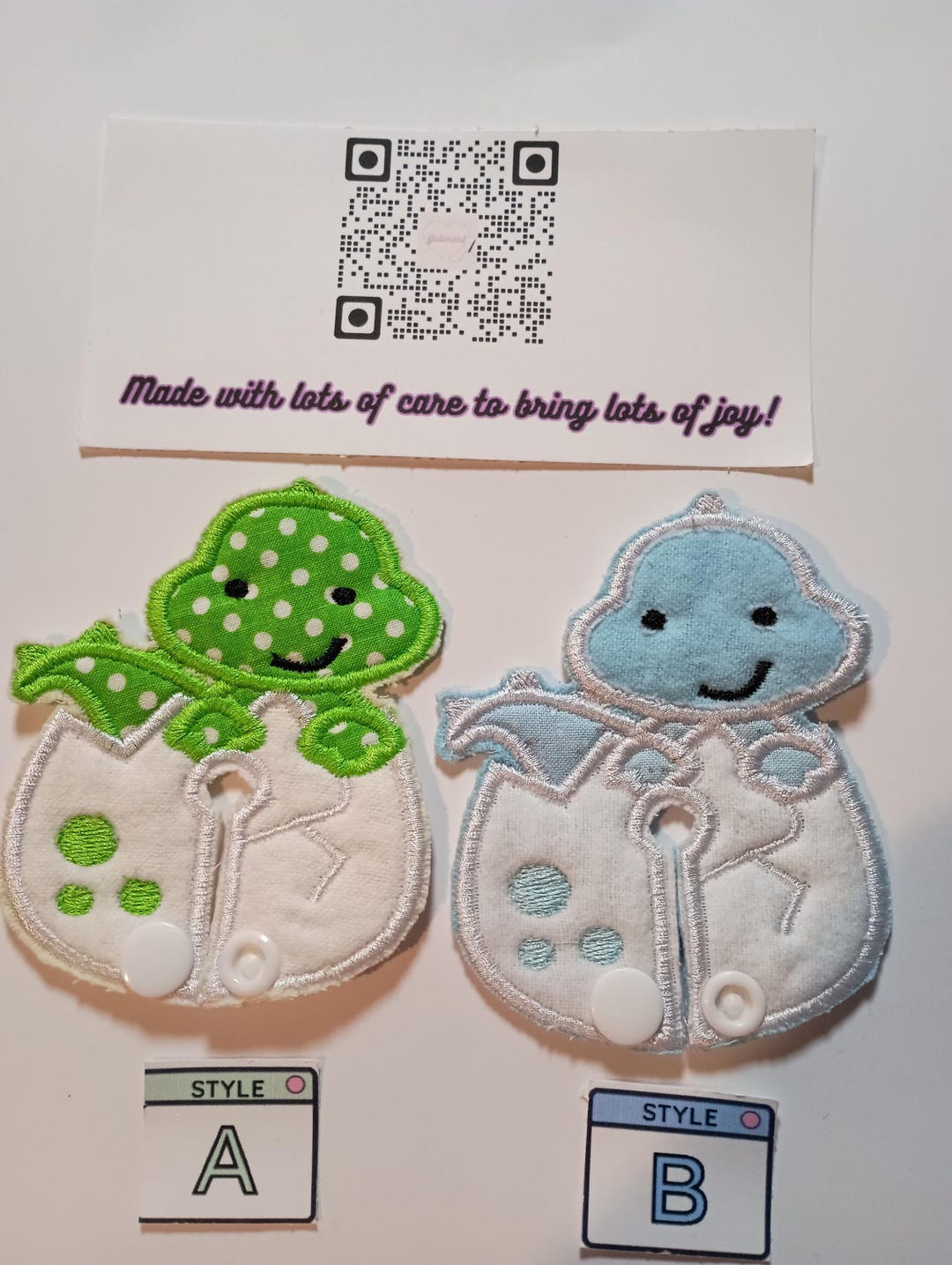 Dinosaur Tube Pad/cover Pad Shaped 3 Layer Gastrostomy Feed Tube Button ...