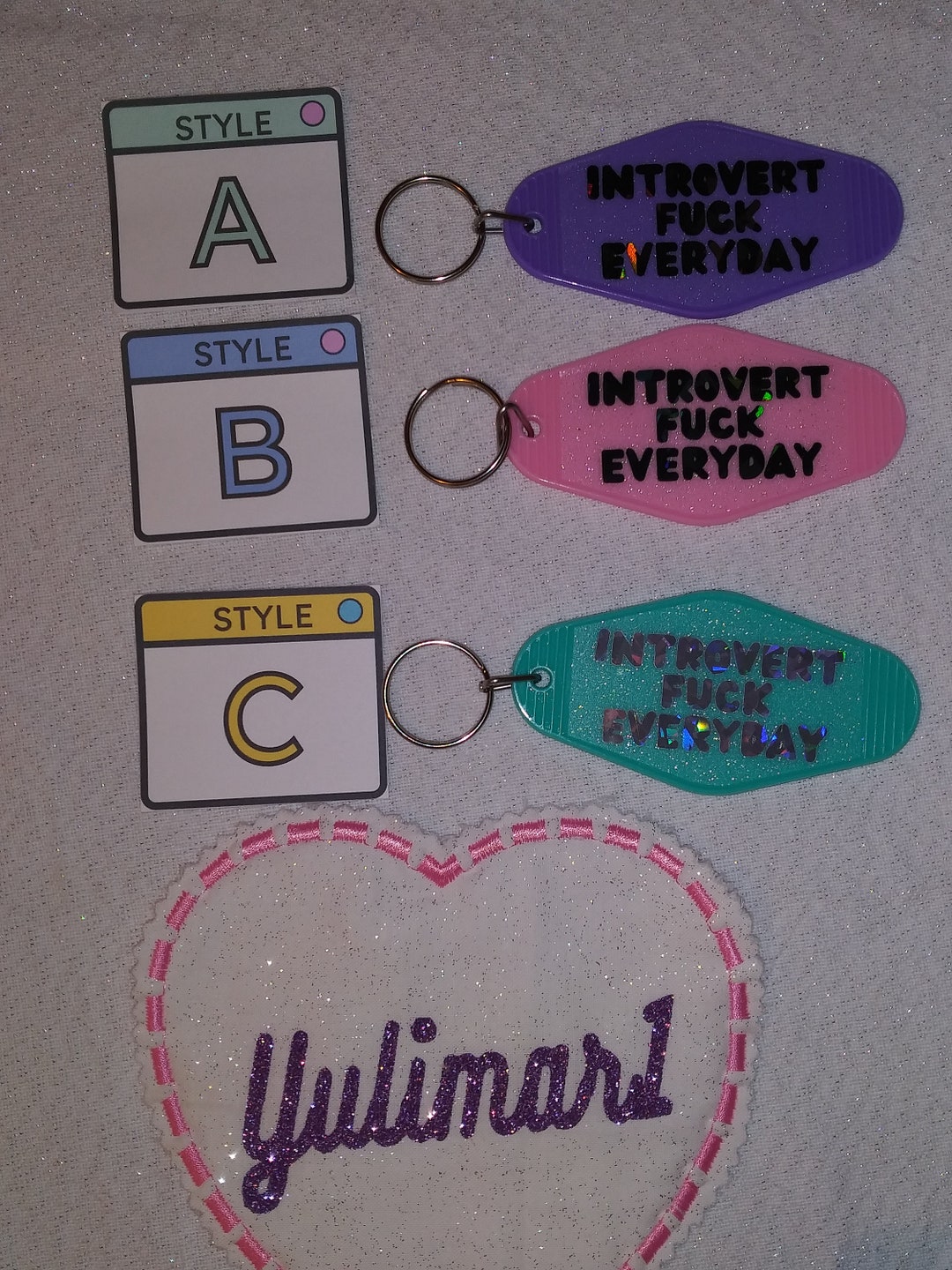 Hotel Keychain Introvert Fuck Everyday Keychain/hang Tag - Etsy