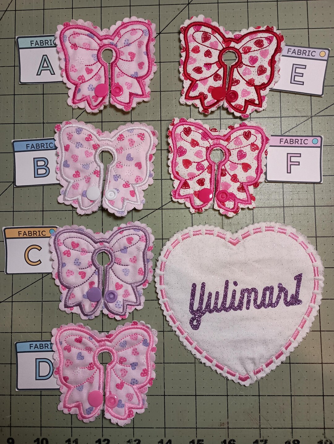 Bow G-tube Pad Tube Pad/cover Pad Pick Fabric Choice Gastrostomy Feed ...