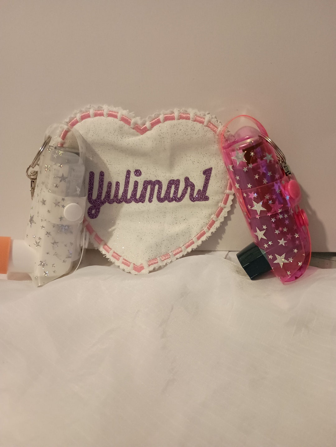 Asthma Inhaler Holder Case Sparkle PVC Vinyl Handmade /gift - Etsy
