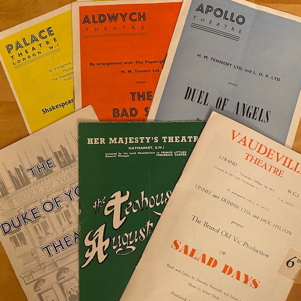 Theatre Programs - Etsy