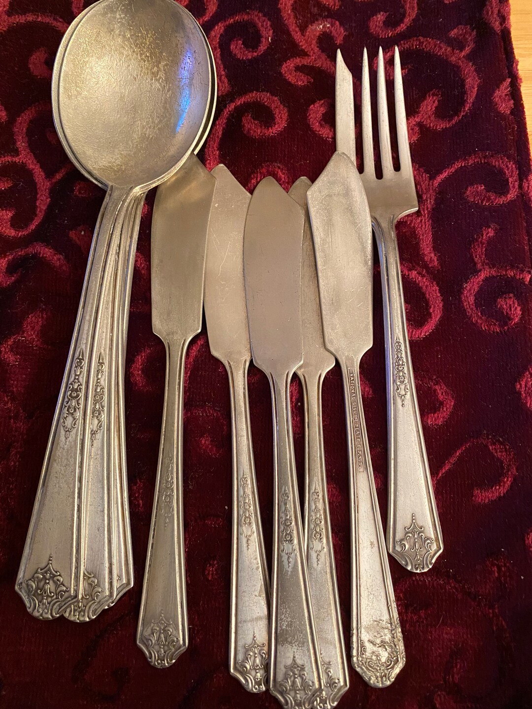 Vintage National Silver Plate E.P.N.S, 1930 Gramercy Pattern Odd Lot - Etsy