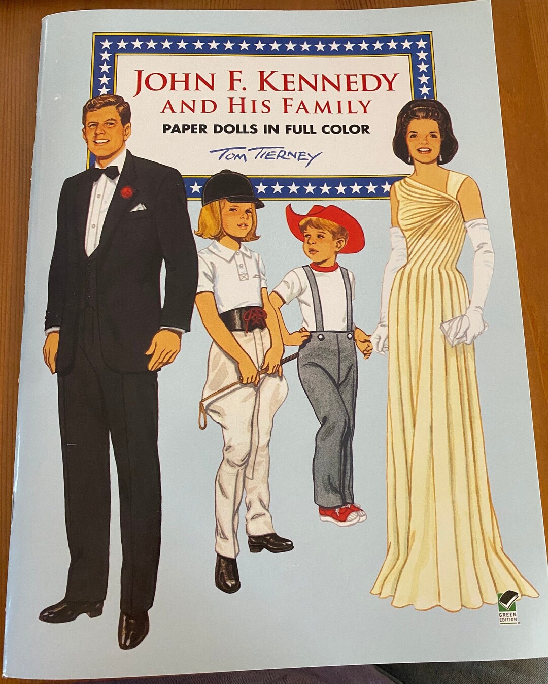 John F Kennedy and His Family Paper Dolls in Full Color by Tom Tierney ...