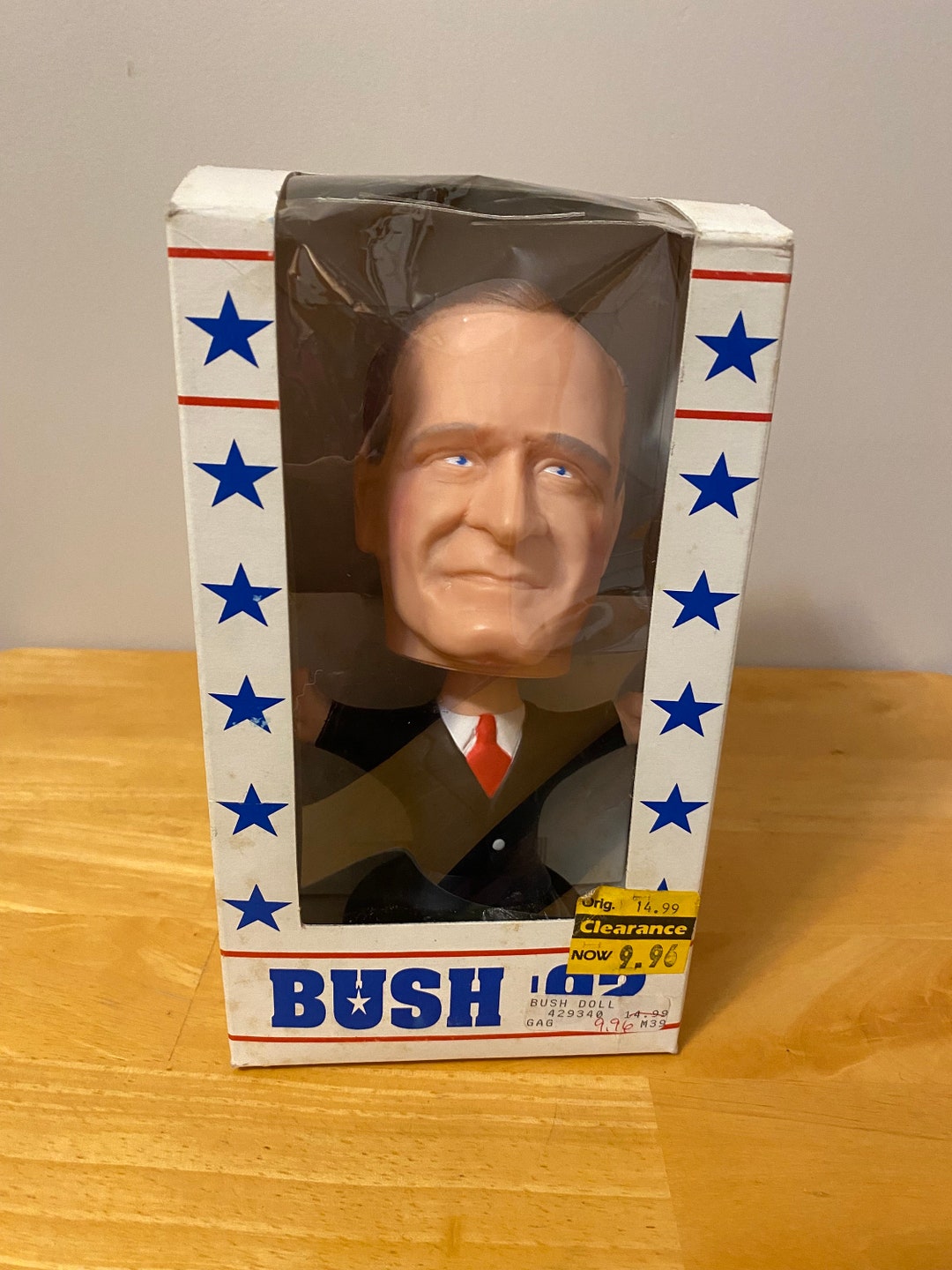 Vintage NIB Bush '92 Bobbing Head Figure - Etsy