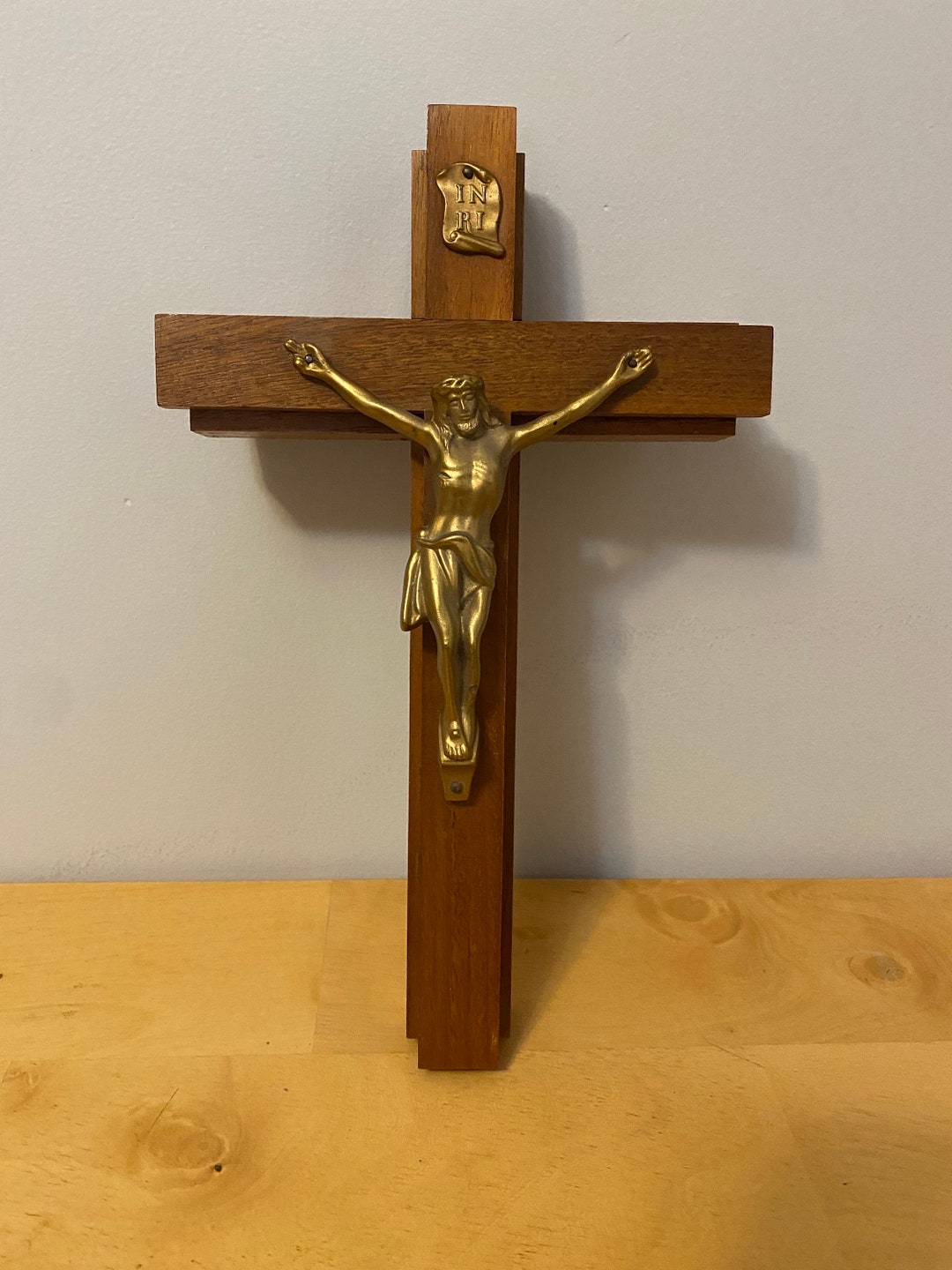 Vintage Priest's Last Rites Crucifix Set - Etsy