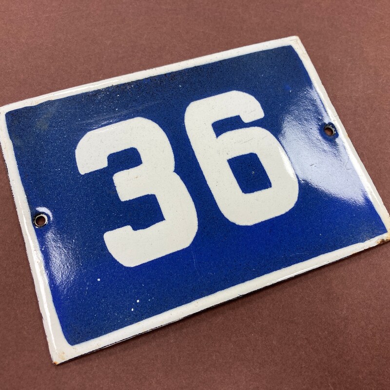 Vintage Enamel Sign - Etsy