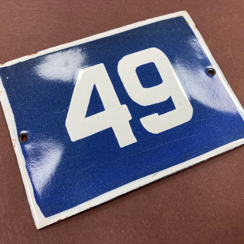 Vintage Enamel Sign - Etsy