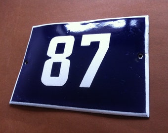 Vintage European French Enamel Sign Porcelain Street House | Etsy