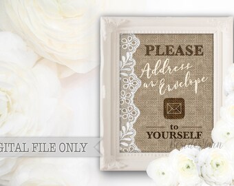 Please Fill Out Envelope - Etsy