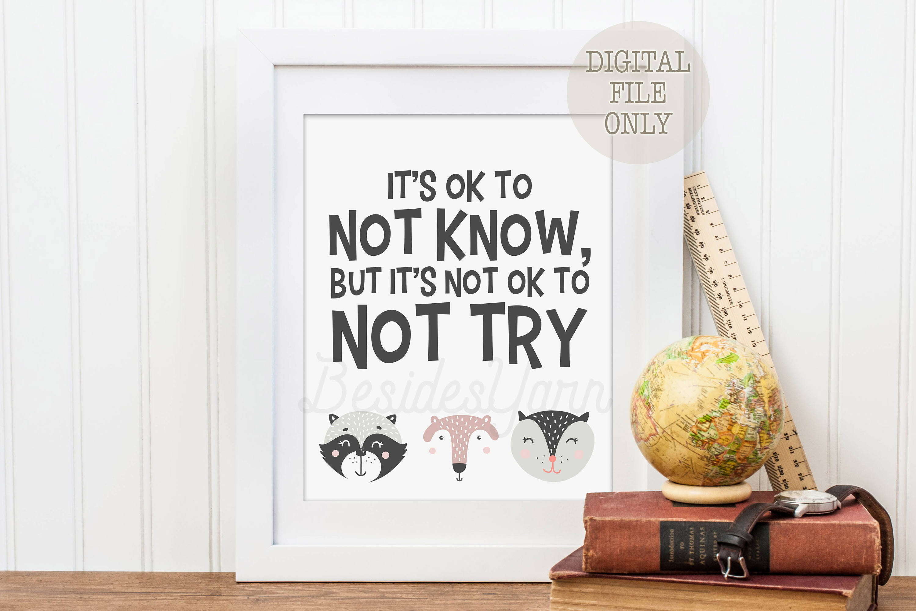 Elementary Classroom Poster, It is Ok to Not Know, It is Not OK to Not ...