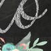 Hello Print Chalkboard Sign With Flowers, Foyer Hallway Art, New Home ...