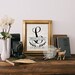 Burlap and Lace Monogram PRINTABLE, Monogram Letter Personalized Name ...