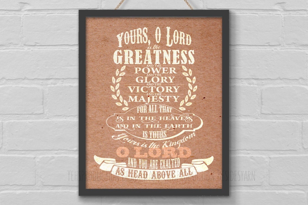 Brown Paper Christian Wall Art, Vintage Old Sign Church Decor Poster, 1 ...