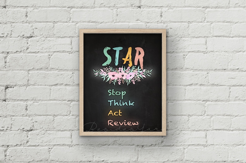 Classroom Rules Poster, Classroom Sign, Homeschool Decor Print, Acronym ...