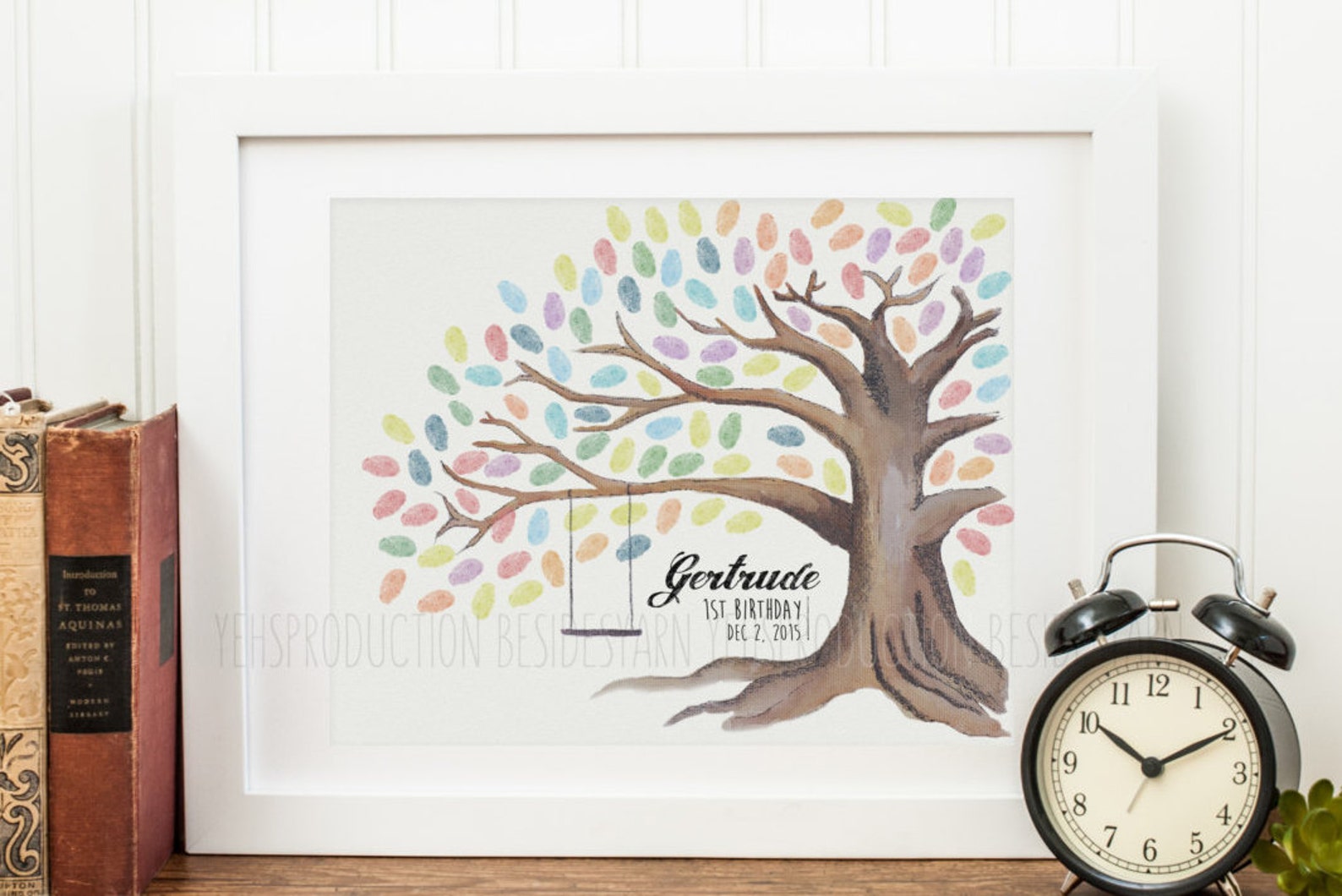 Personalized Tree Fingerprint Guestbook PRINTABLE, Alternative Event ...