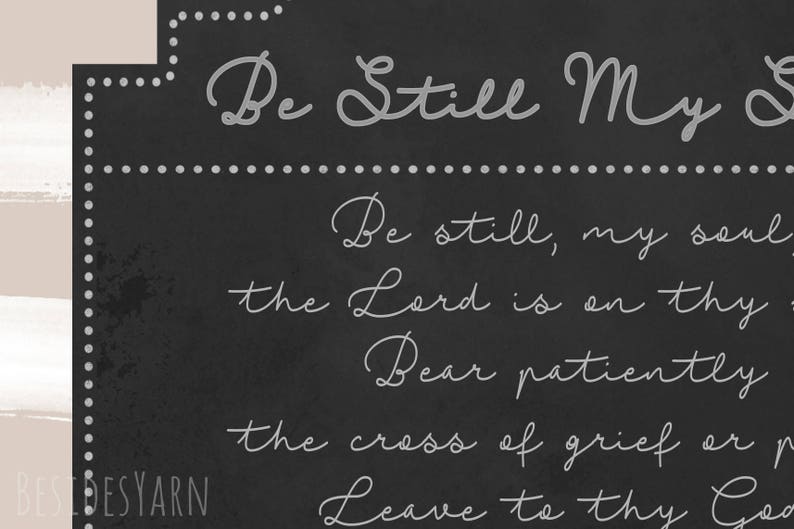 Hymn Lyrics, Hymn Print, Be Still My Soul, Hymn Art, Christian Wall Art ... Hymn Lyrics, Hymn Print, Be Still My Soul, Hymn Art, Christian Wall Art ...
