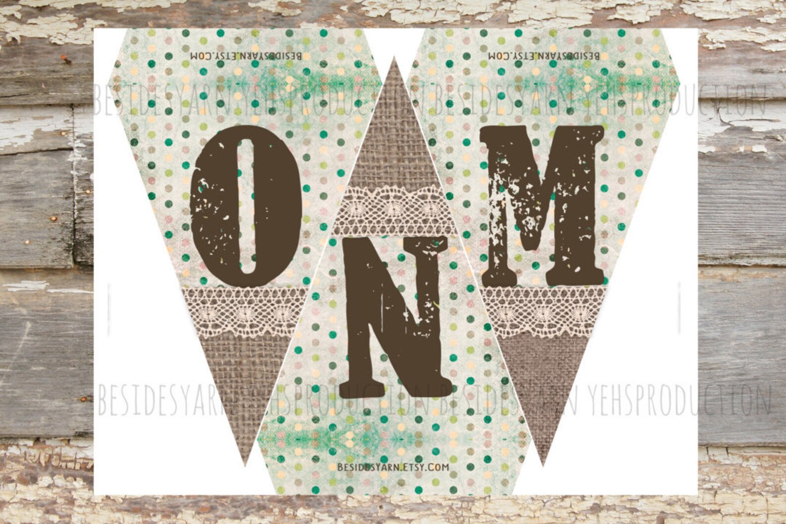 Rustic Banner Printable Alphabet, PINK Vintage Polka Dot Baby Shower ...
